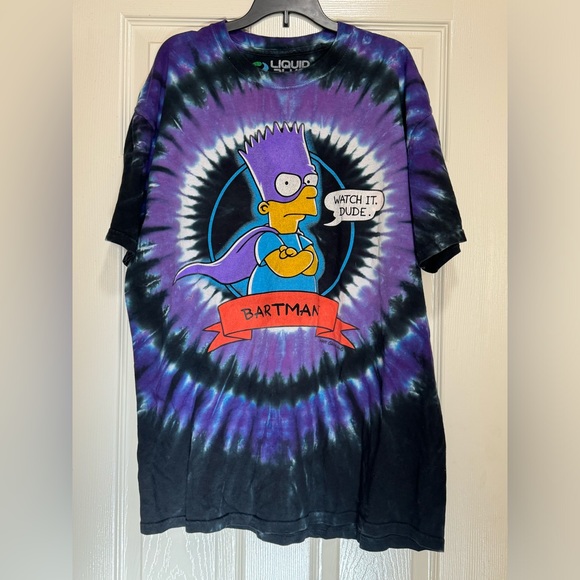 Liquid Blue | Shirts | Bart Simpson The Simpsons Tee Shirt Large Liquid ...